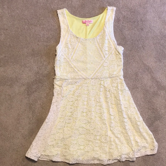 Candie's | Dresses | Candies Neon White Lace Dress | Poshmark